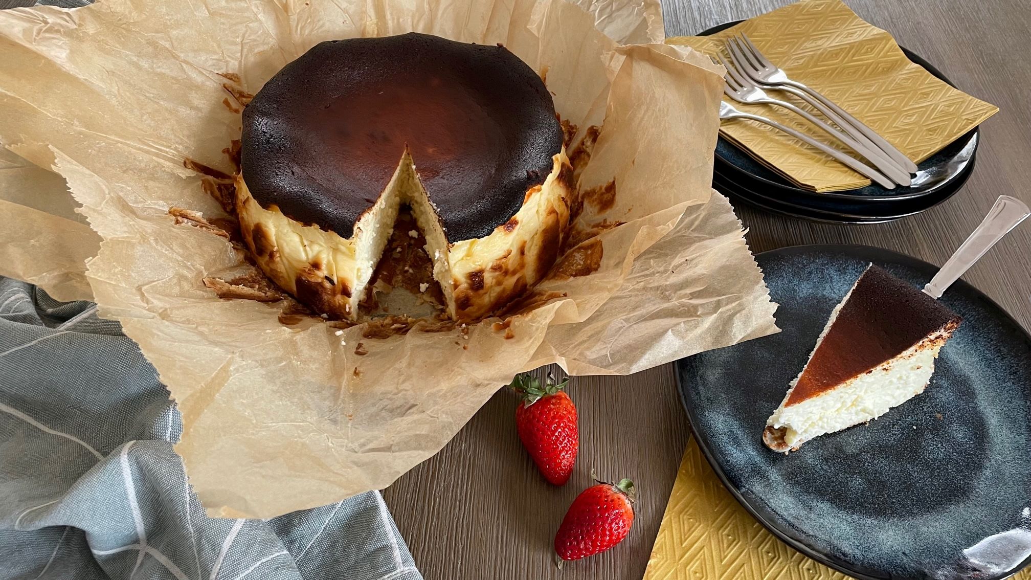 San Sebastian Cheesecake - Squirrels and Nuts